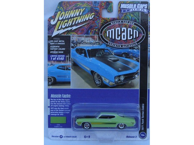 1:64 johnny lightning ford torino cobra