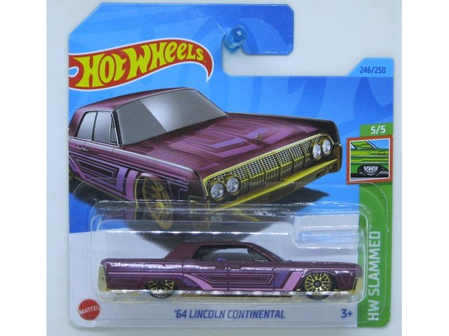 hot wheels lincoln continental