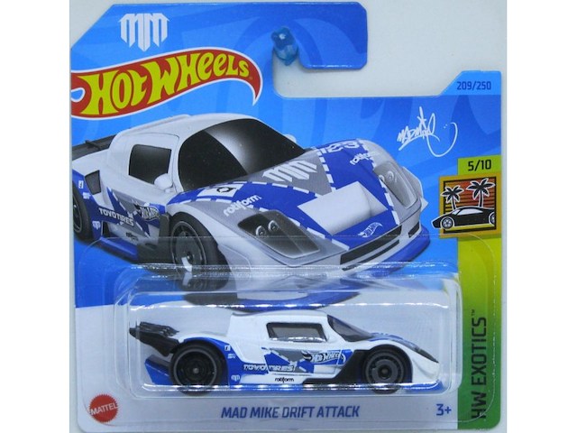 hot wheels mad mike drift attack