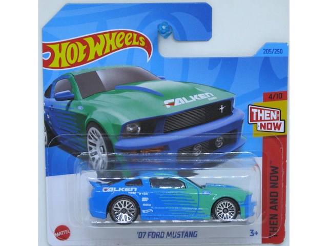 hot wheels ford mustang `07