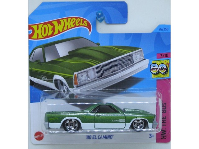 hot wheels chevrolet el camino `80