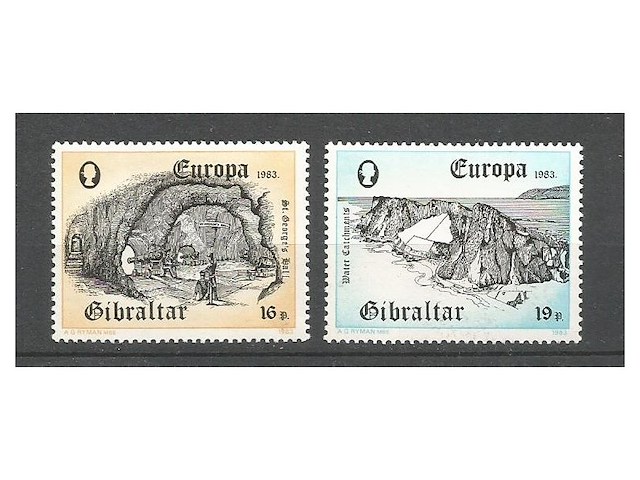 Gibraltar 1983. EVROPA CEPT cista serija