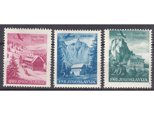 Jugoslavija 1951 Avio Pošta serija *