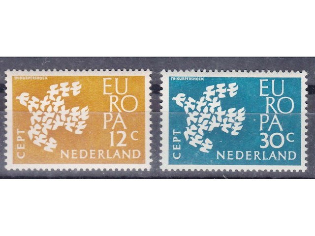 Holandija 1961 Evropa serija **