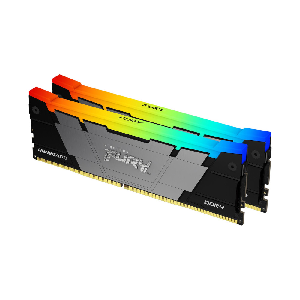 KINGSTON FURY Renegade RGB 64GB (2 x 32GB) DDR4 3200MHz CL18 KF436C18RB2AK2/64 Memorija