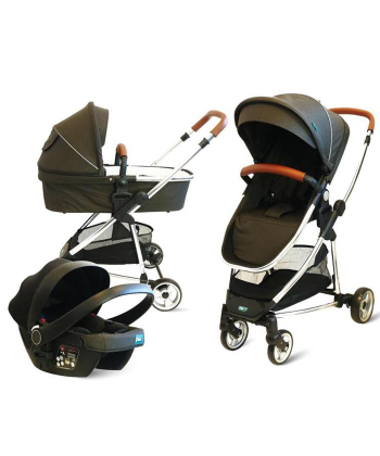 Puerri Prestige kolica za Bebe 3 u 1 - Grey