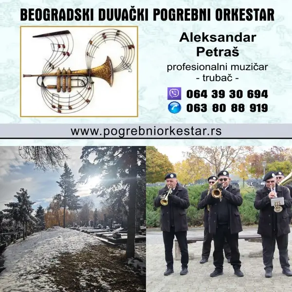 Muzika trubači pogrebni orkestar za sahrane