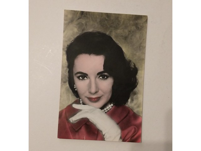 foto karta Elizabeth Taylor EX YU