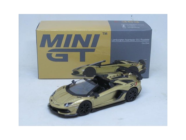 1:64 mini GT lamborghini aventador SVJ roadster