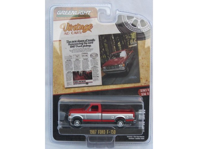 1:64 greenlight ford F150 `87