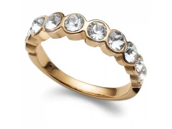 Ženski oliver weber horizon crystal prsten sa swarovski belim kristalima m ( 41004m )