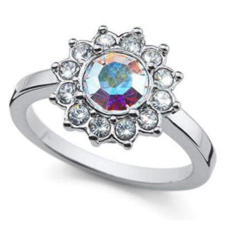 Ženski oliver weber romantic alabaster prsten sa swarovski kristalima m ( 41166m.ab )