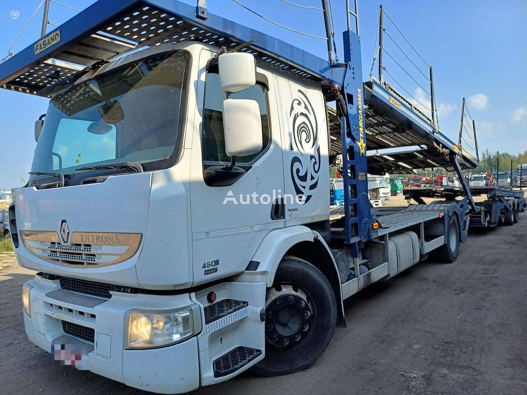 Renault 450 autotransporter + prikolica autotransportera