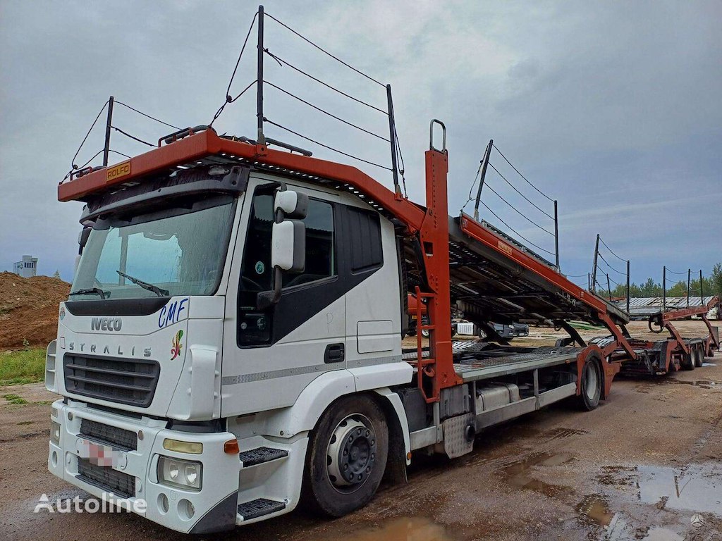 IVECO MAGIRUS autotransporter + prikolica autotransportera