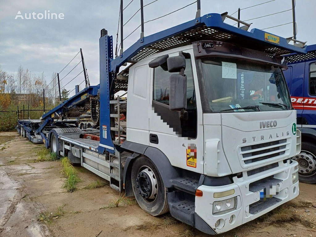 IVECO STRALIS 430 + SILVER autotransporter + prikolica autotransportera