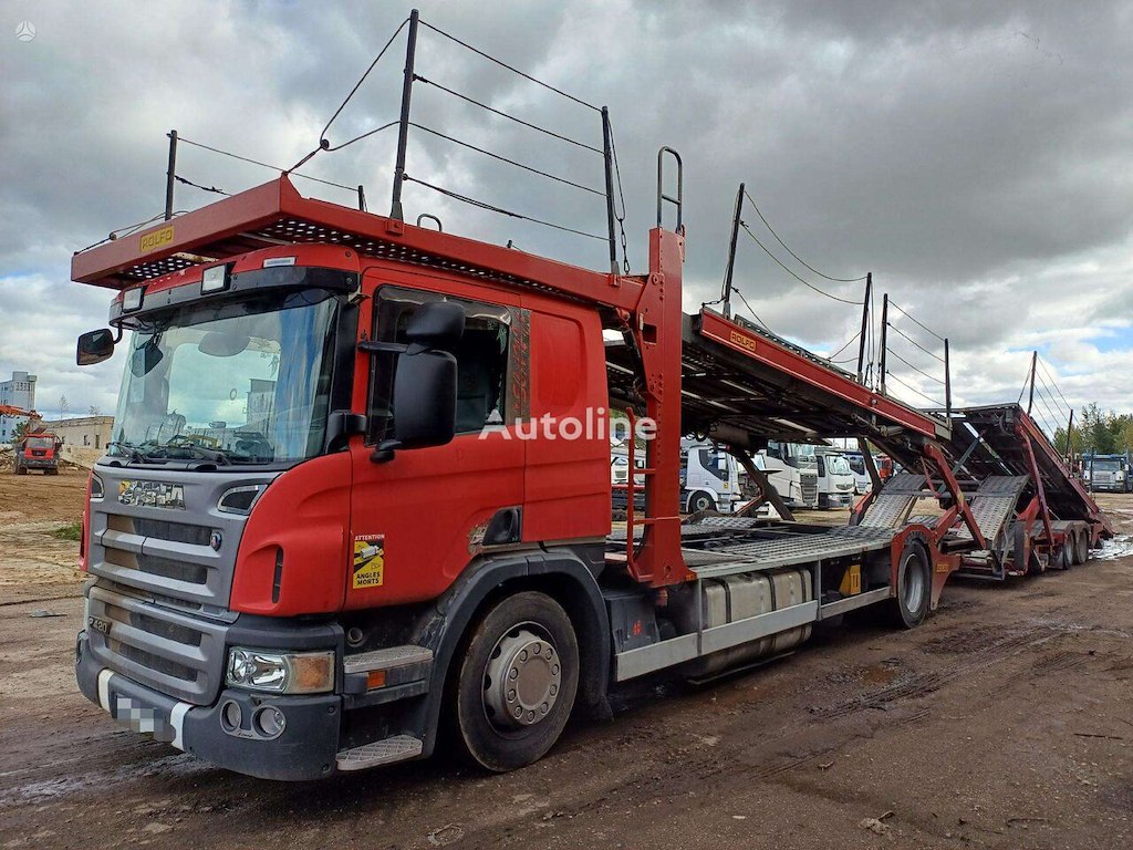 Scania P420 autotransporter + prikolica autotransportera
