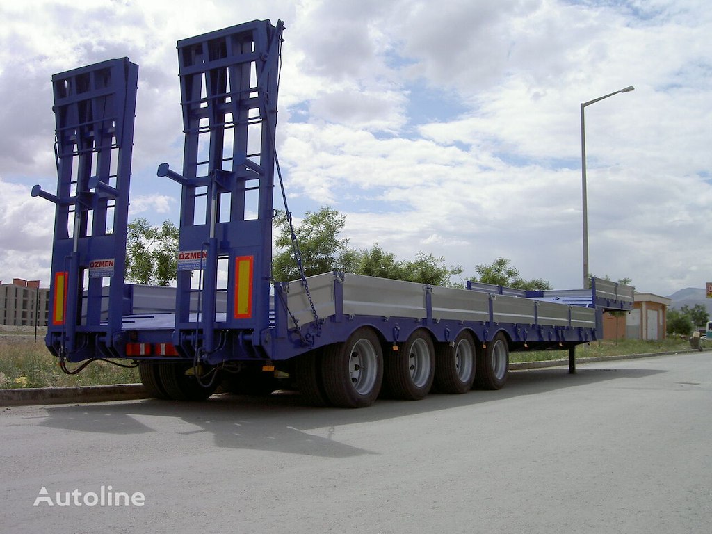 Nova Özmen Damper 4 AXLE LOWBED SEMI TRAILER poluprikolica sa niskom platformom