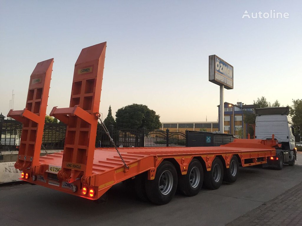 Nova Özmen Damper 4 AXLE LOWBED SEMI TRAILER poluprikolica sa niskom platformom