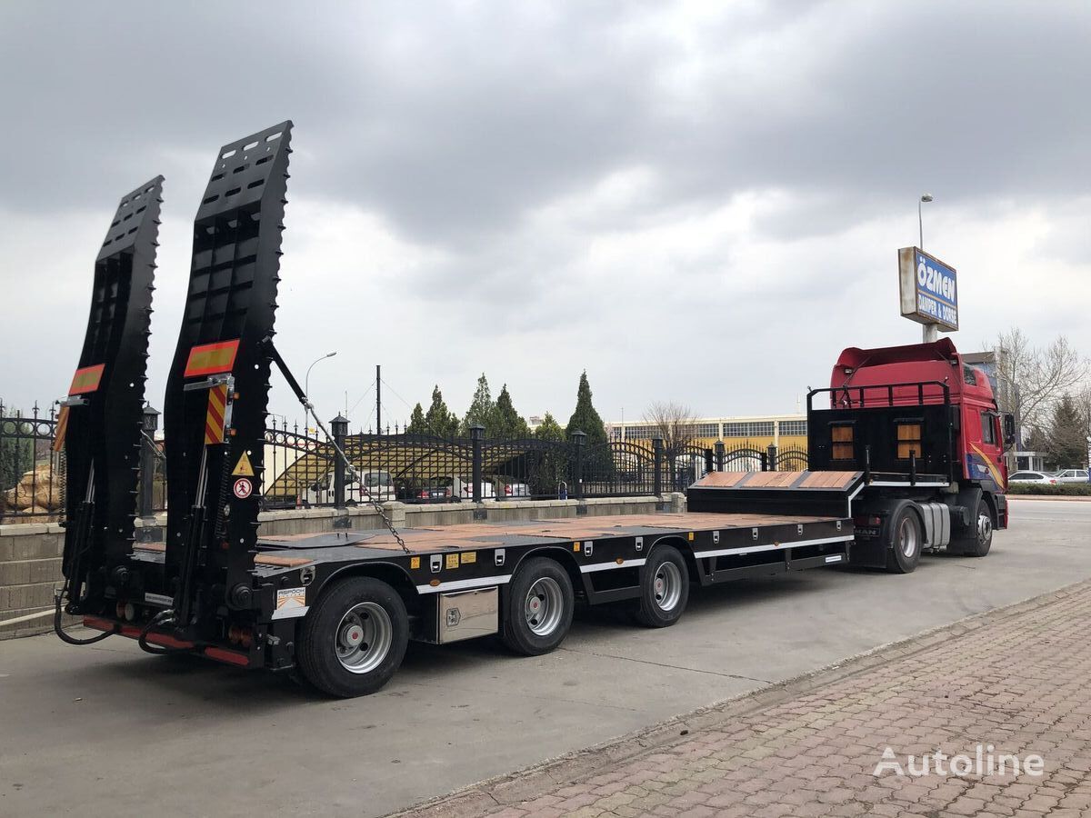 Nova Özmen Damper 3 AXLE LOWBED SEMI TRAILER - SELF STEERING AXLE OPTION poluprikolica sa niskom platformom