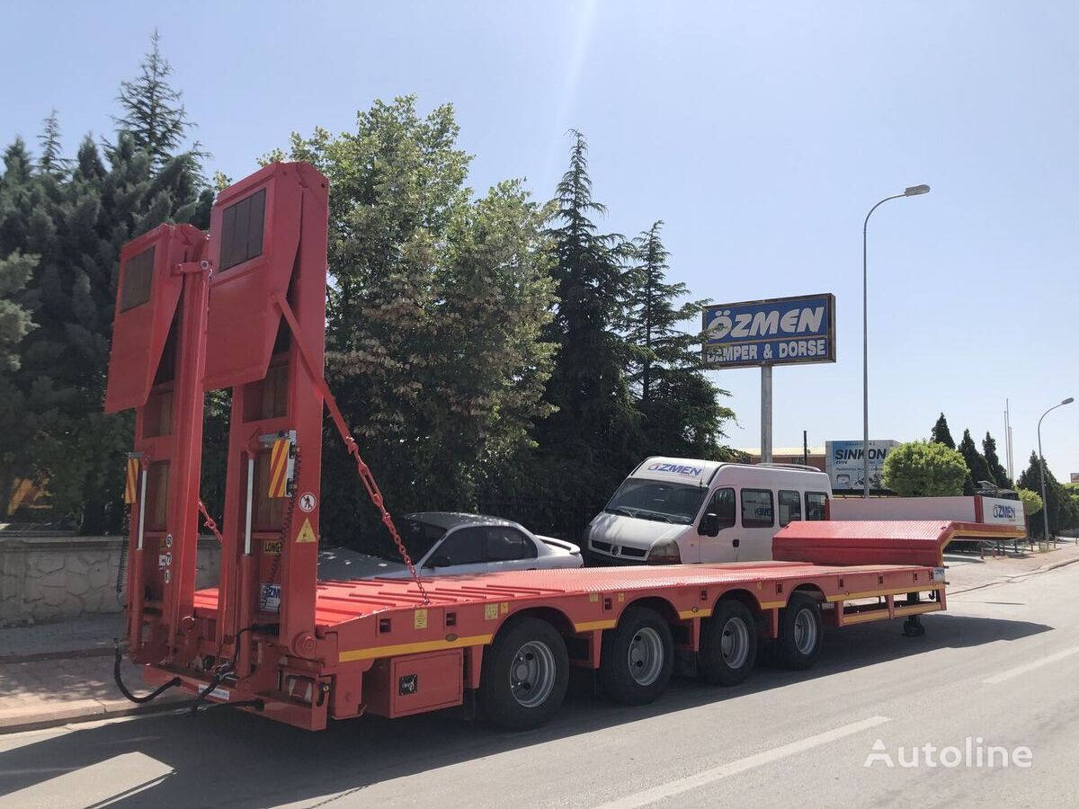 Nova Özmen Damper 4 AXLE LOWBED ST WITH 2 SELF STEERING AXLES poluprikolica sa niskom platformom