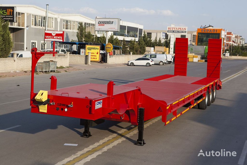 Nova Özmen Damper 3 AXLE HEAVY DUTY LOWBED SEMI TRAILER poluprikolica sa niskom platformom