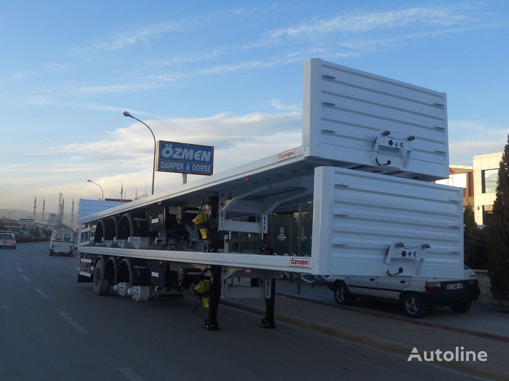 Nova Özmen Damper FLATBED/PLATFORM SEMI TRAILER poluprikolica platforma