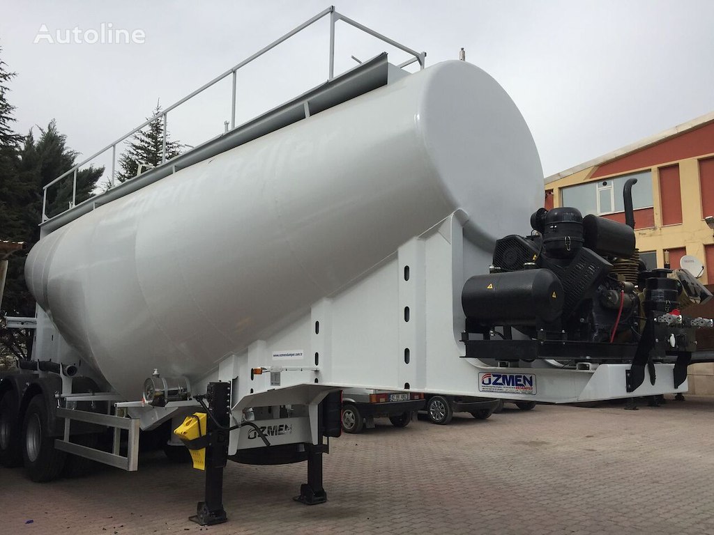 Nova Özmen Damper 37-45 m3 CEMENT BULK SEMI TRAILER - DIESEL ENGINE cisterna za prevoz cementa