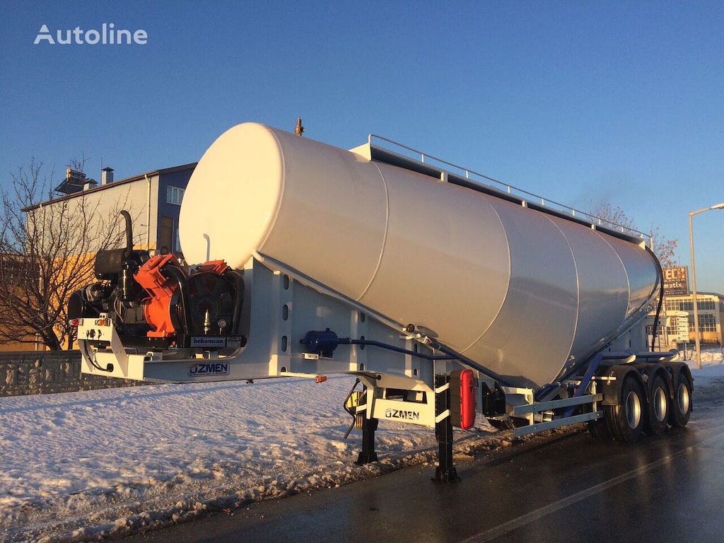 Nova Özmen Damper 45-48 m3 CEMENT BULK SEMI TRAILER - DIESEL ENGINE cisterna za prevoz cementa