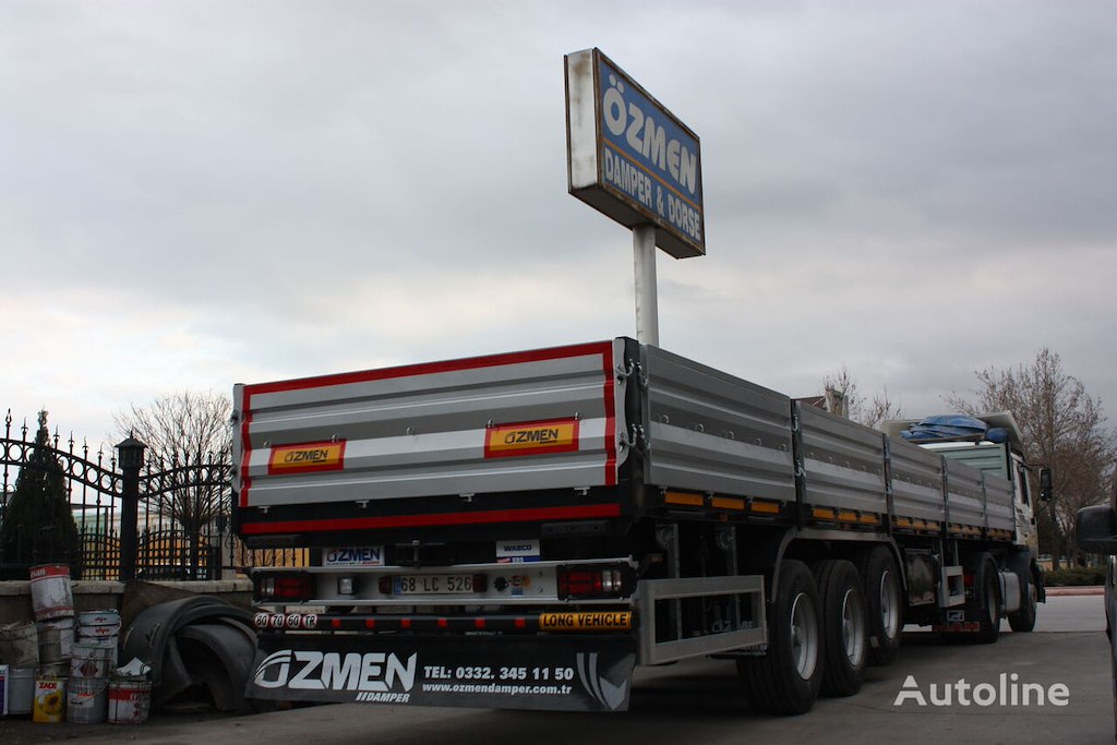 Nova Özmen Damper FLATBED WITH SIDE DOOR - DROPSIDES poluprikolica sa ravnom platformom