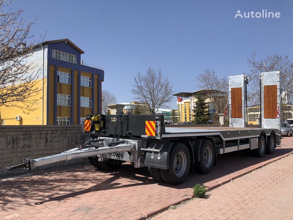 Nova Özmen Damper TURNTABLE DRAWBAR LOW LOADER TRAILER prikolica sa niskom platformom