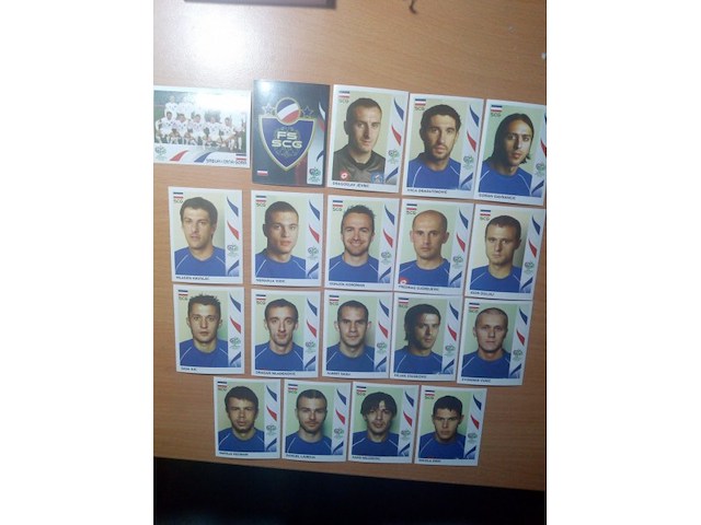 GERMANY 2006 PANINI KOMPLETAN SET YUGOSLAVIA