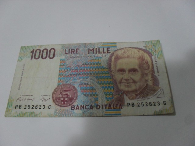 1000 LIRE 1990 ITALIJA