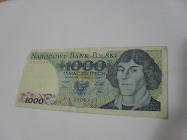 1 000 ZLOTYCH 1982.