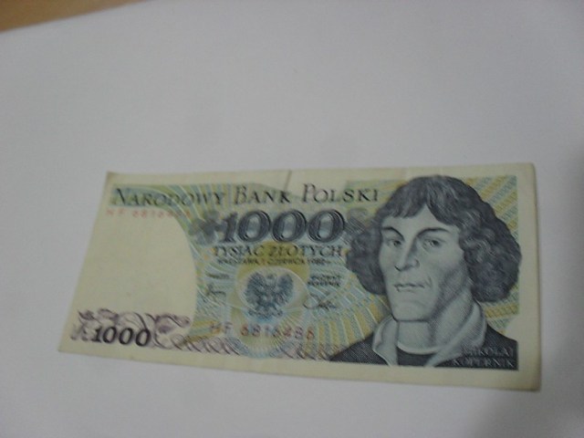 1 000 ZLOTYCH 1982.