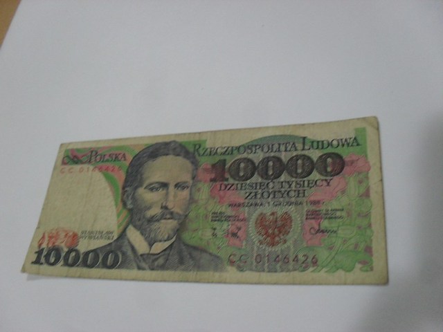 10 000 ZLOTYCH 1988.