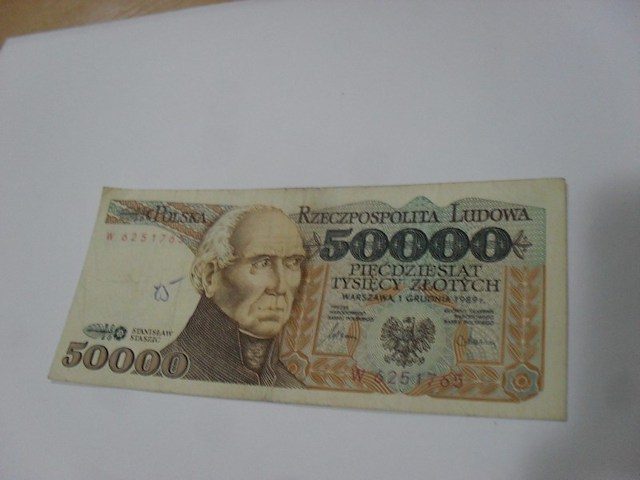 50 000 ZLOTYCH 1989.