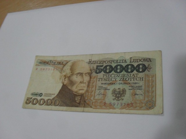 50 000 ZLOTYCH 1989.