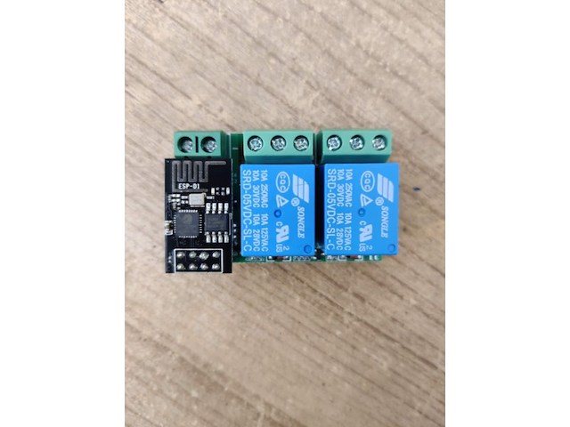 Dvokanalni ESP8266 ESP-01 wifi relej 5V