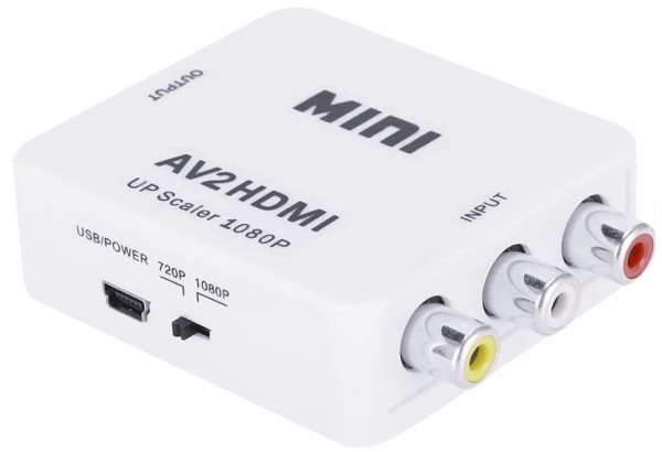 Konverter mini AV na HDMI AV2HDMI