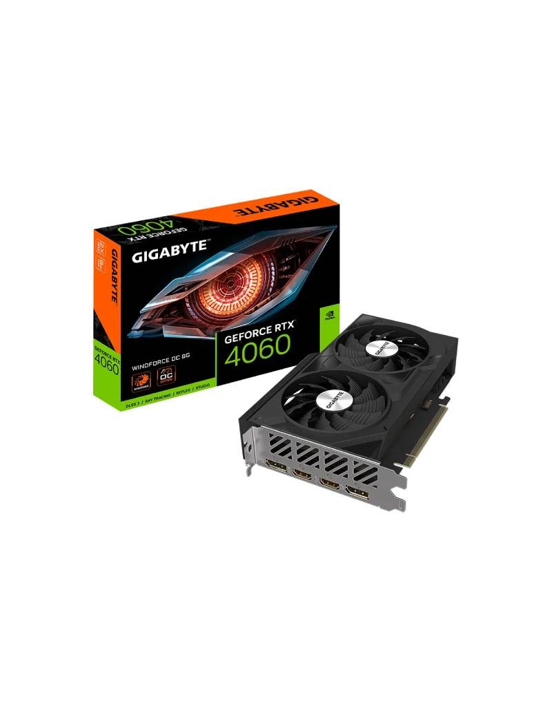 GIGABYTE nVidia GeForce RTX 4060 8GB 128 bit GV-N4060WF2OC-8GD