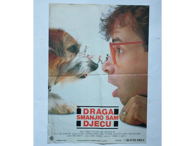 filmski plakat DRAGA SMANJIO SAM DJECU Yugoslavia