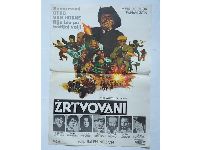 filmski plakat ŽRTVOVANI Yugoslavia