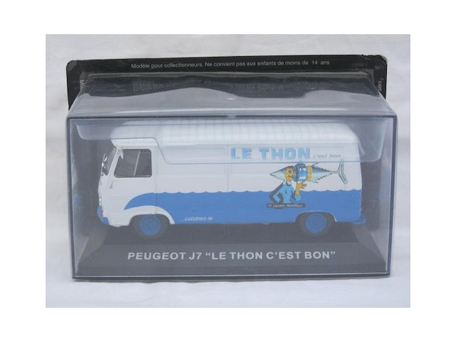 1:43 altaya peugeot J7