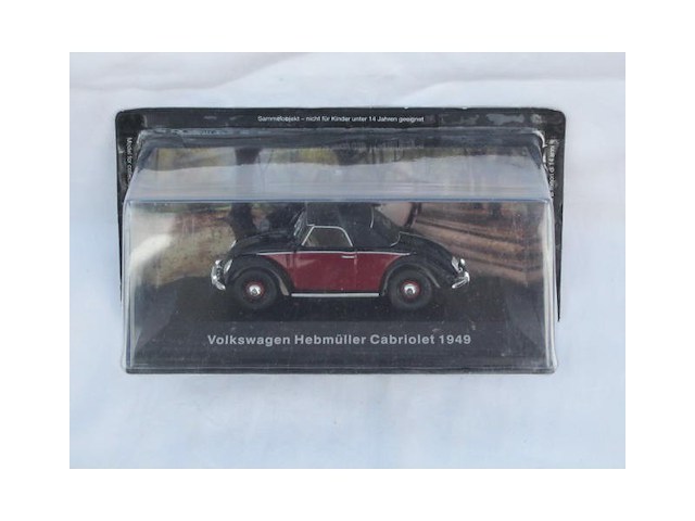 1:43 IXO/altaya VW hebmuller cabriolet