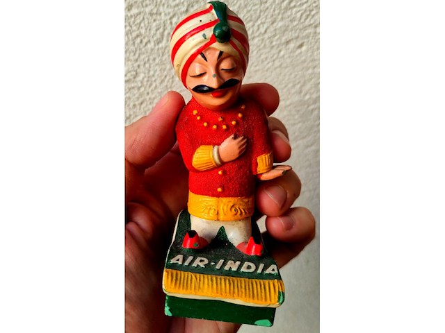 AIR INDIA MASKOTA RARITETNA VINTAGE YU