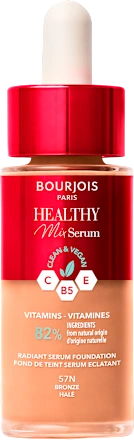 BOURJOIS PARIS
HEALTHY Mix CLEAN&VEGAN serum tečni puder sa vitaminima - 57N BRONZE HALE, 1 kom