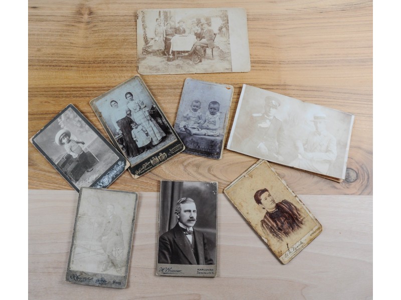 LOT od 8 Starih Fotografija