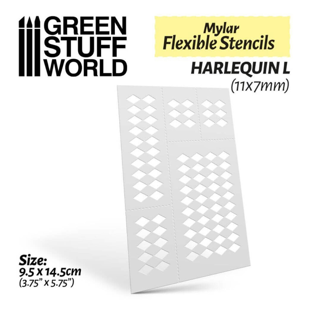 Flexible Stencils HARLEQUIN L (11x7mm)