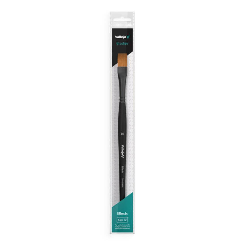 Flat Rectangular Synthetic Brush No. 10