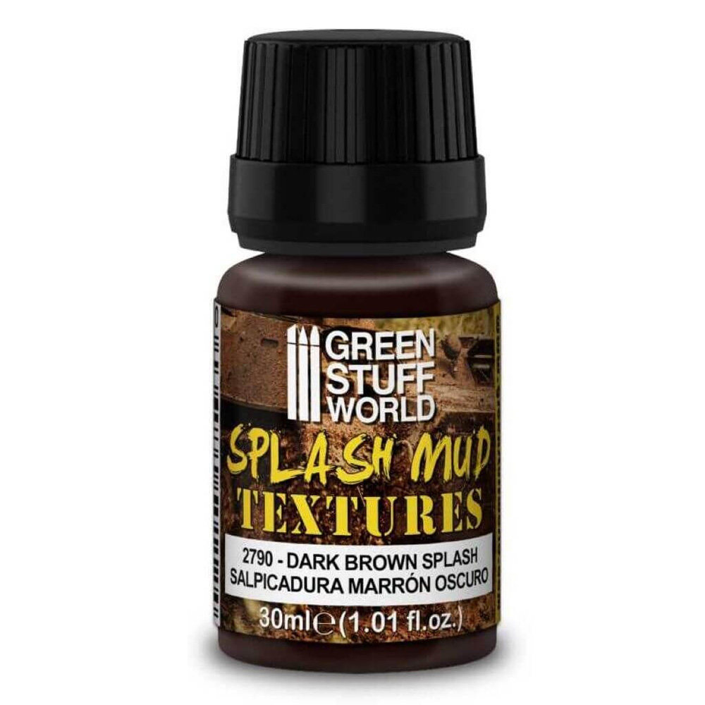 Splash Mud Texture - DARK BROWN SPLASH MUD 30ml